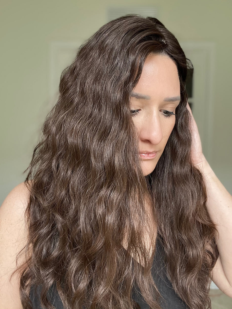 Curly Wavy Hair Topper - Lace Topper | Wave Hair Collection